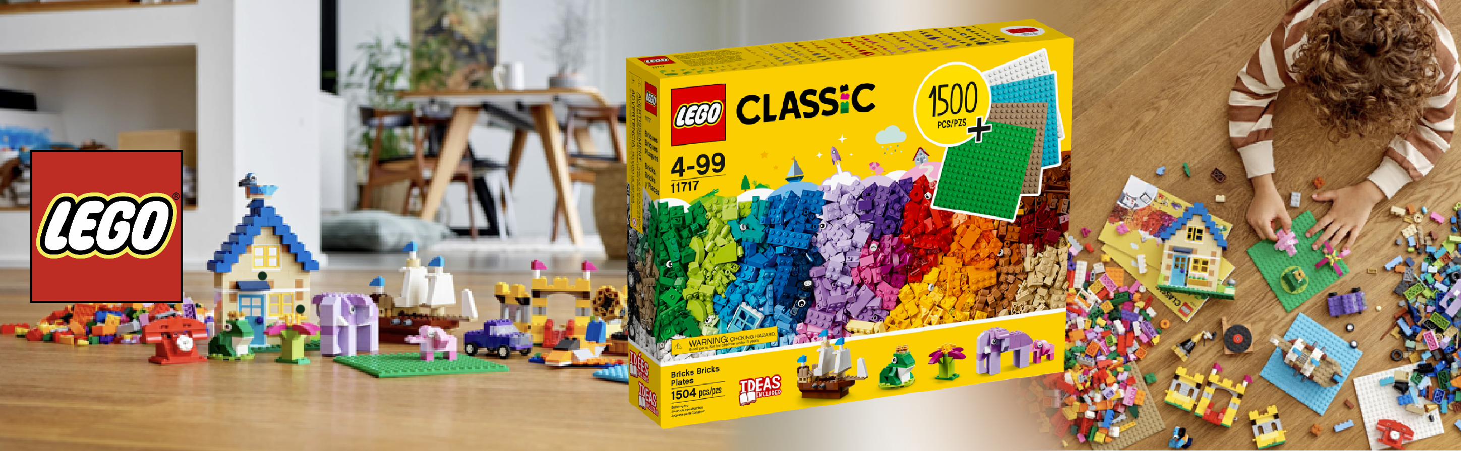 Creativity built with imagination: LEGO® Classic Bricks Bricks Plates